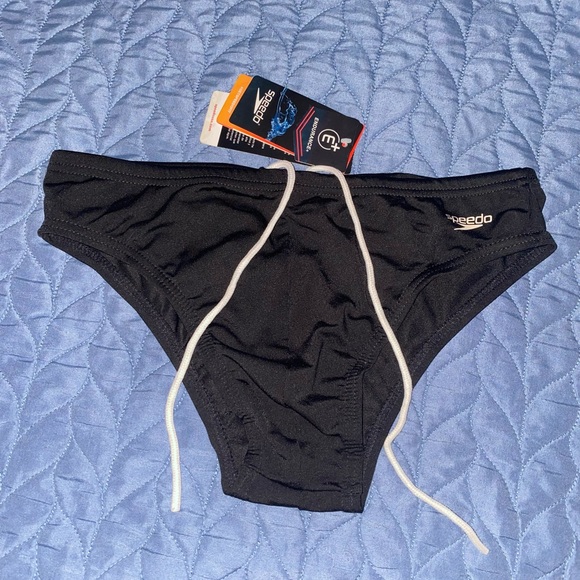 Speedo | Swim | Speedo Black Swim Briefs With Adjustable Drawstring ...